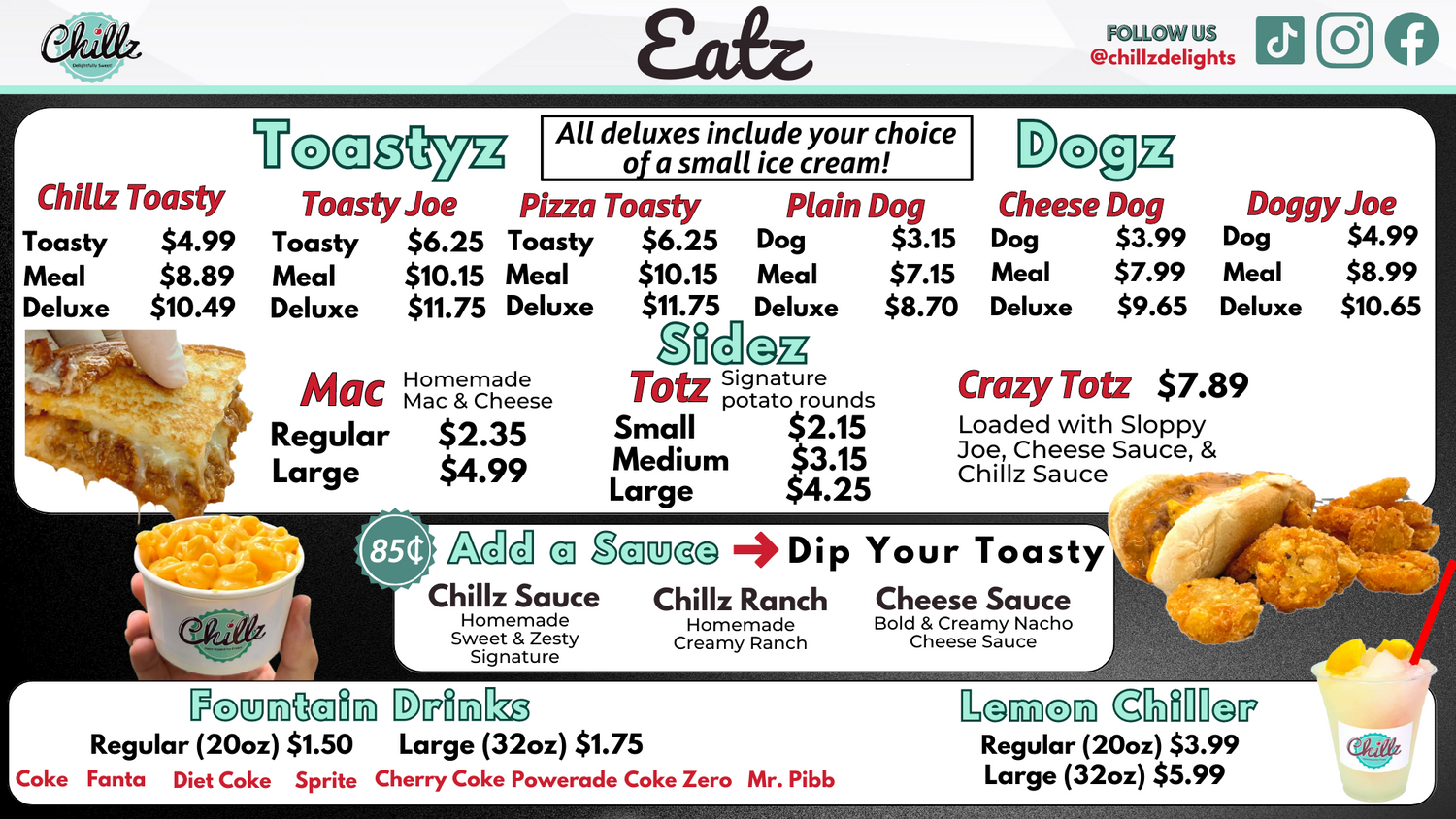 Menu – ChillzDelights